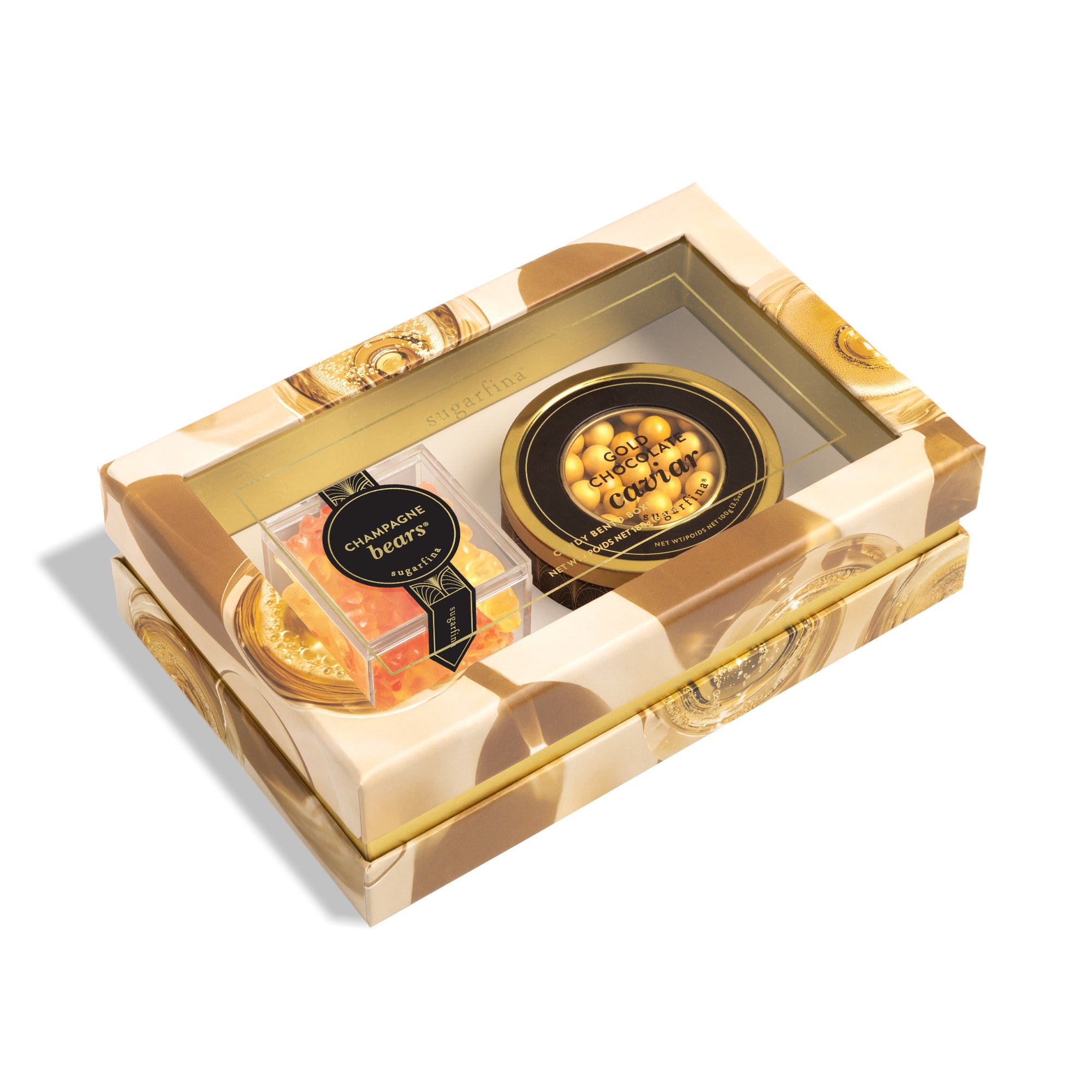 Champagne & Caviar 2 Piece Bento Box®: Luxurious Celebration Gift Set ...